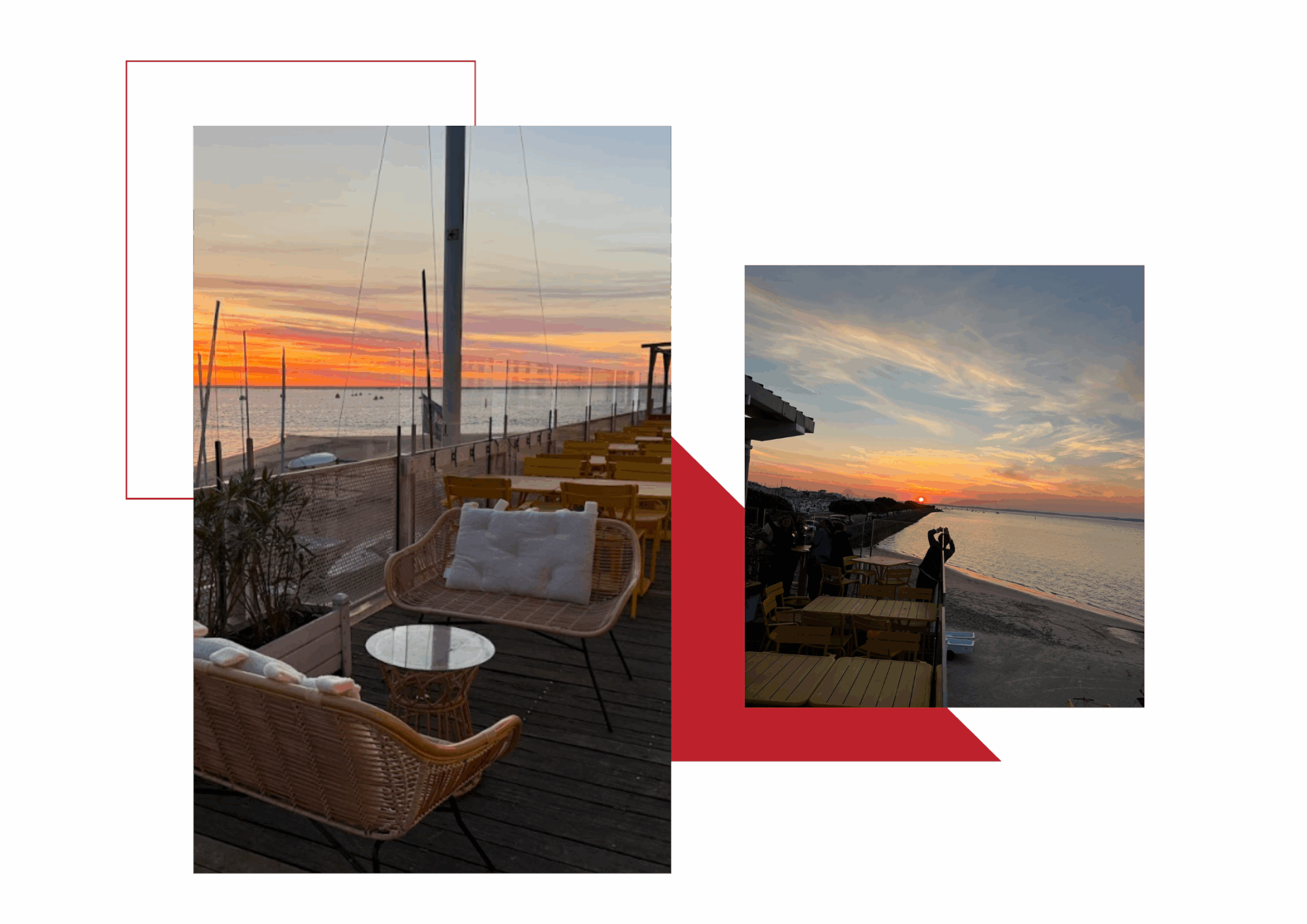 La voile rouge - Restaurant sur le Bassin d'Arcachon